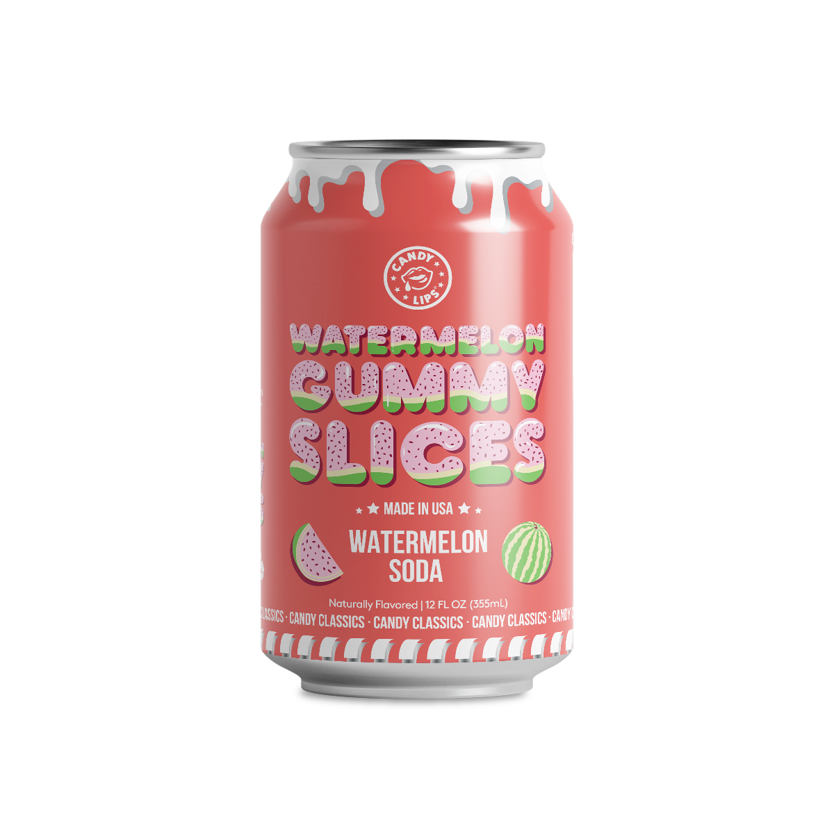 Watermelon Gummy Slices – Candy Lips